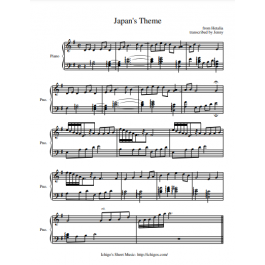 Japans Theme - Piano Sheet