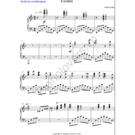 Exodus - Maksim - Piano Sheet