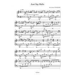 Just Say Hello - Piano Sheet