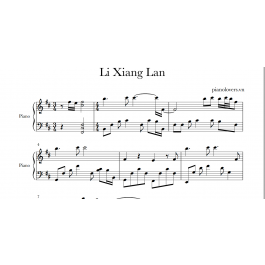 Li Xiang Lan – Piano Sheet