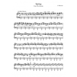 Spring - Piano Sheet- Piano Sheet
