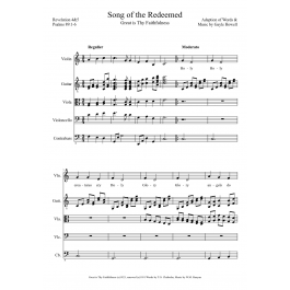 Song of the Redeemed - Piano Sheet- Piano Sheet