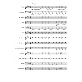 Concert band piece - Piano Sheet- Piano Sheet