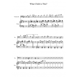 What Child is This - Piano Sheet- Piano Sheet