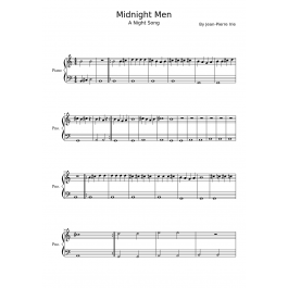 Midnight Men - Piano Sheet- Piano Sheet