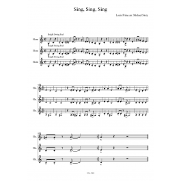 Sing, Sing, Sing - Piano Sheet- Piano Sheet