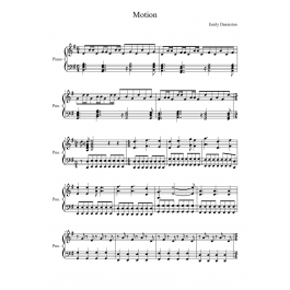 Motion - Piano Sheet- Piano Sheet