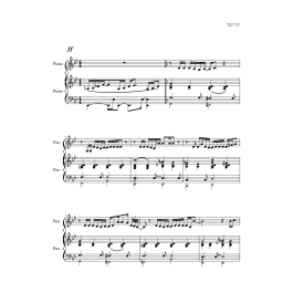 A simple love song by Yoni Rechter - Piano Sheet- Piano Sheet