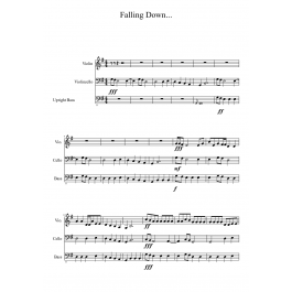 Falling Down - Piano Sheet- Piano Sheet