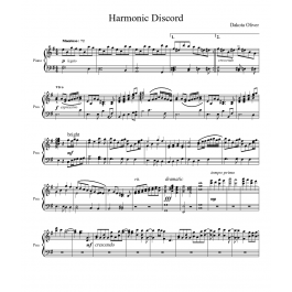 Harmonic Discord - Piano Sheet- Piano Sheet