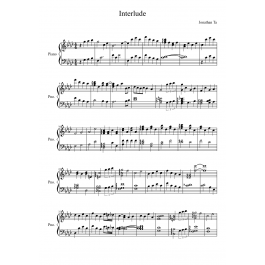 Interlude - Piano Sheet- Piano Sheet