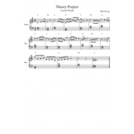final theory project - Piano Sheet- Piano Sheet