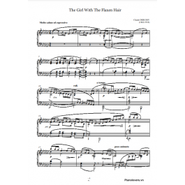 The Girl With The Flaxen Hair - Debussy - Piano Sheet