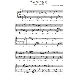 Tình Yêu Diệu Kỳ - Nhật Tinh Anh - Piano Sheet